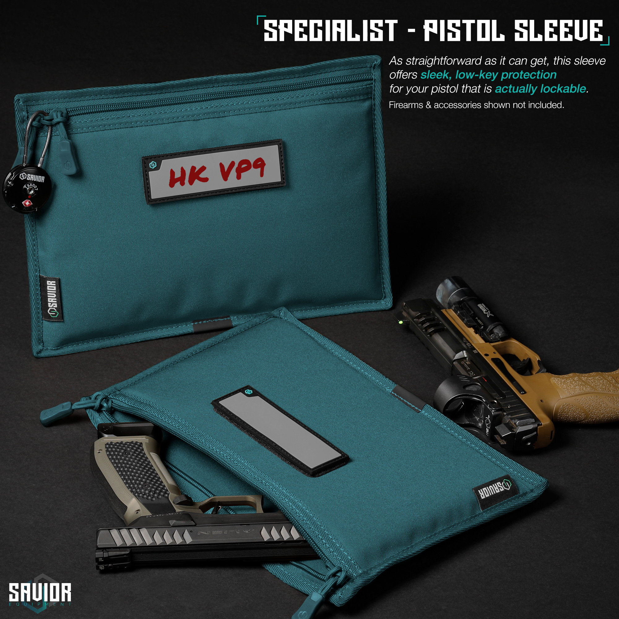 [SAVIOR] 3PCs Pistol Sleeve Handgun Case Revolver Bag For Specialist ...