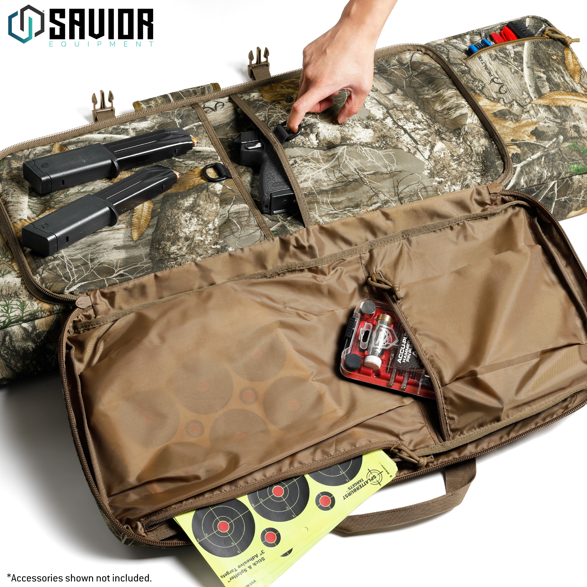 SAVIOR EQUIP Tactical Double Rifle Bag Gun Range Padded Soft Case 36 ...