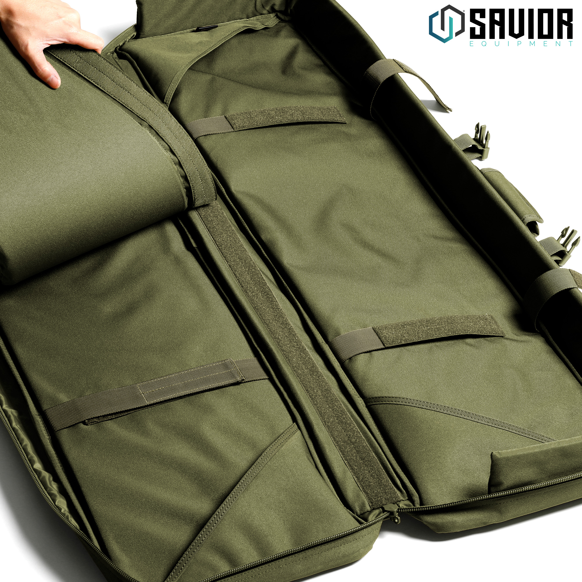 SAVIOR EQUIP Tactical Double Rifle Bag Gun Range Padded Soft Case 36 ...