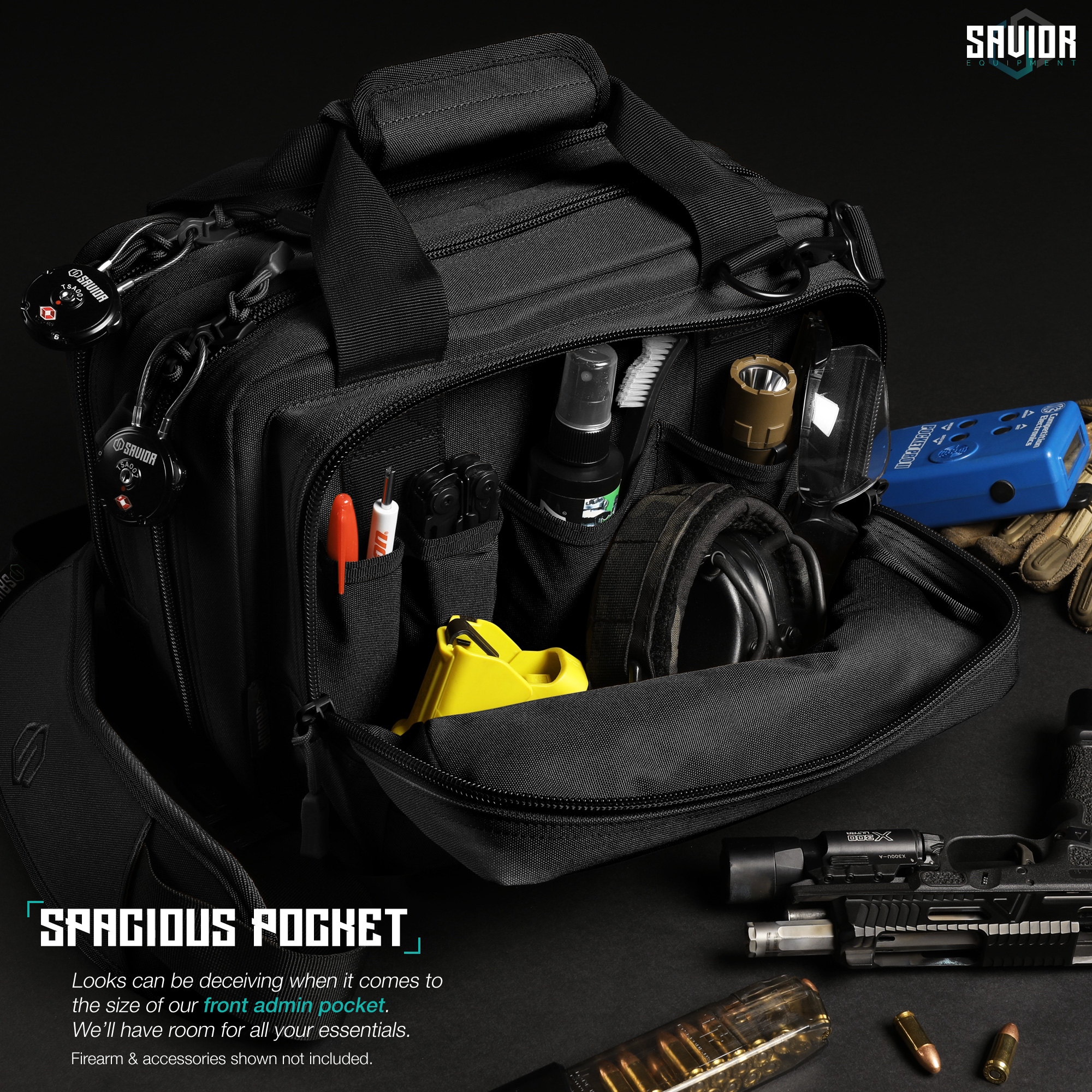 [SAVIOR] Mini Range Bag Tactical Pistol Handgun Revolver Shooting Case ...